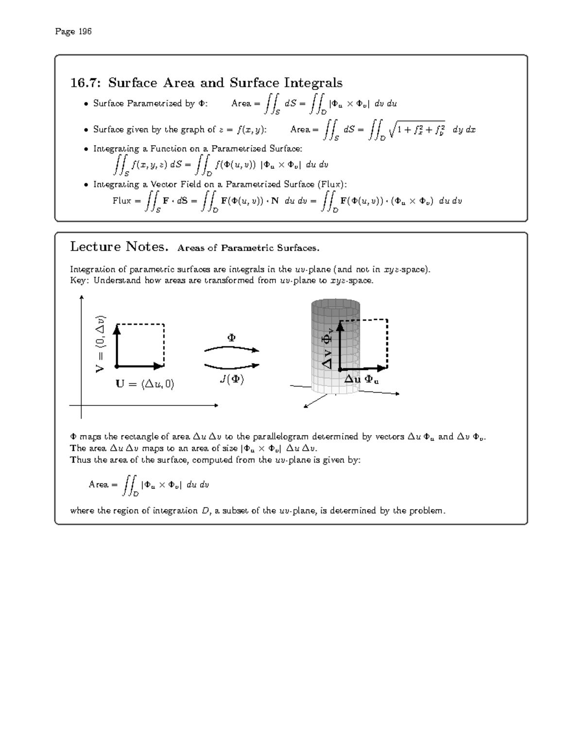 16.7 Surface Area and Surface Integrals - 16: Surface Area and Surface ...