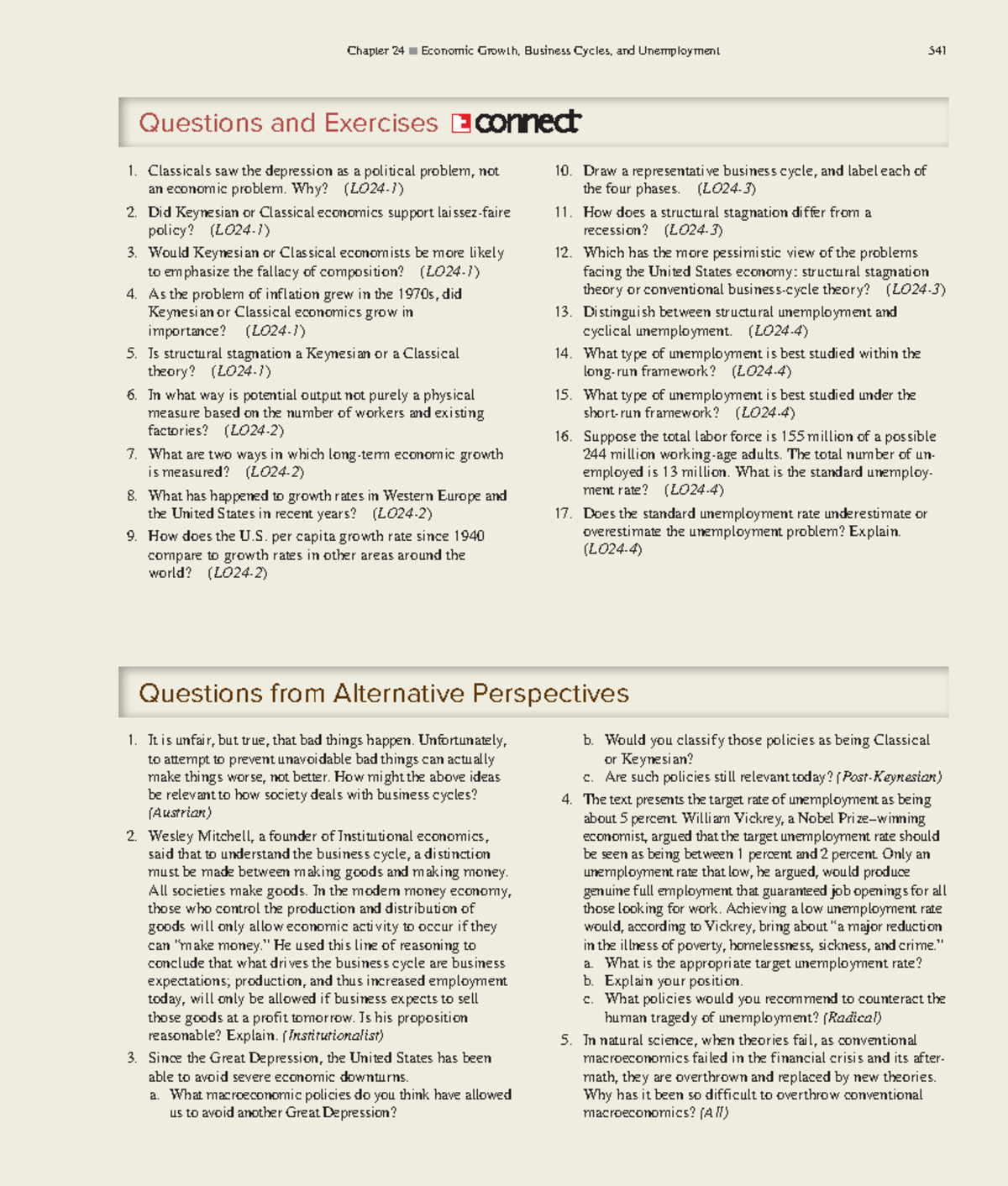 Economics-202 - Chapter 24 Economic Growth, Business Cycles, and ...