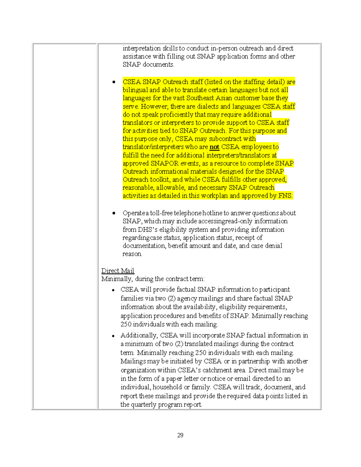 SNAP Outreach Plan FFY2023 Part8 - interpretation skills to conduct in ...