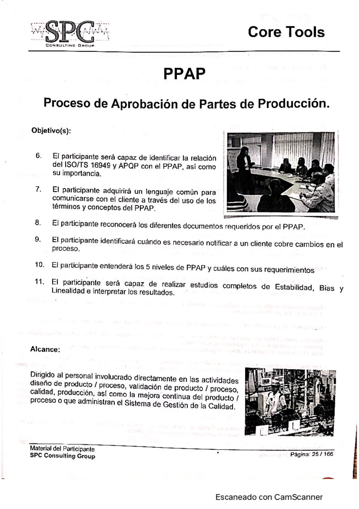 Core Tools [PPAP] - Metrología - Studocu