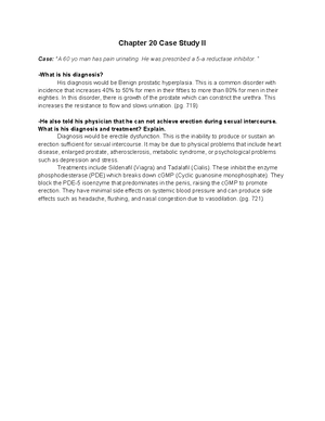 CH 17 Hypertension (III) - Chapter 17 Case Study III Case: “PM is obese ...