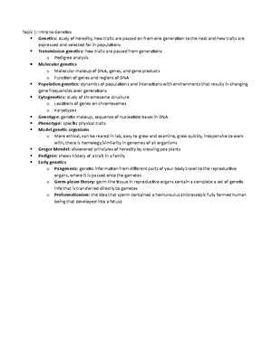 Required Homework Chapter 11 Structure of chromosomes - BSCI 222 ...