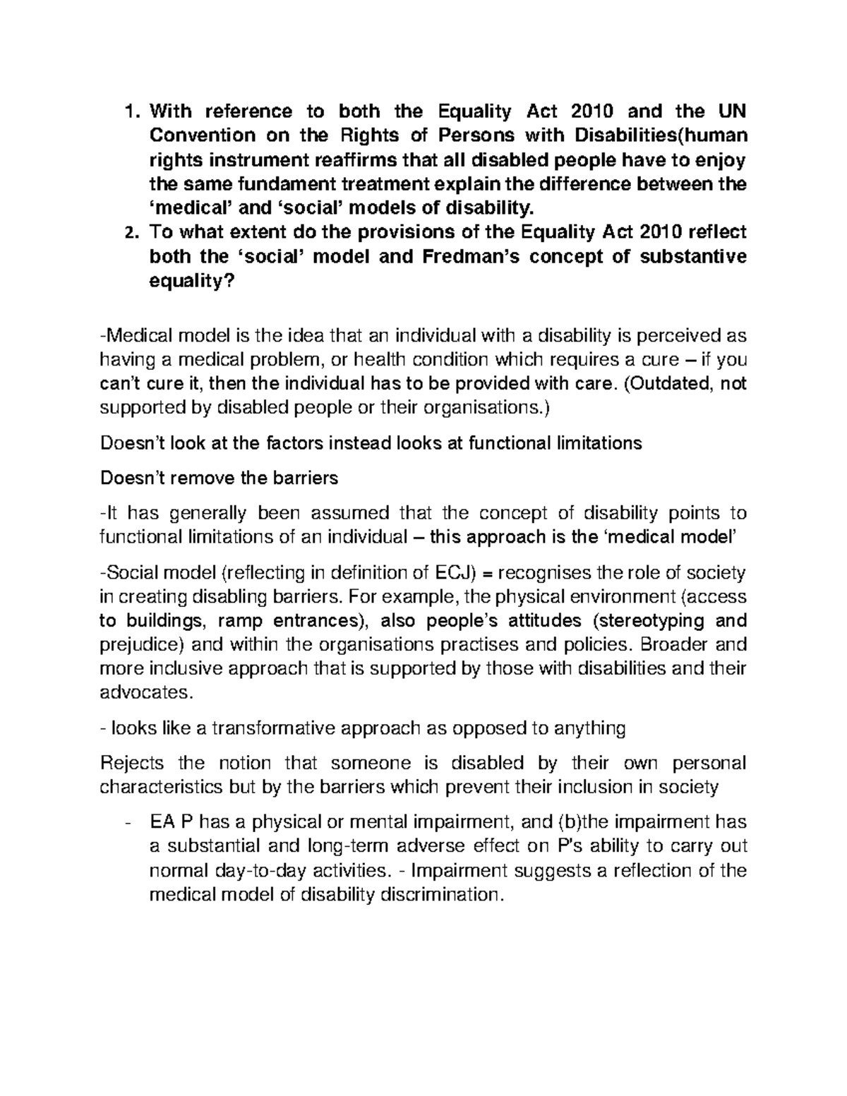 SG 6 - seminar working for sg 6 - 1. With reference to both the ...