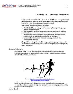 Countdown to NTR - English Guide - Physical Fitness - Studocu