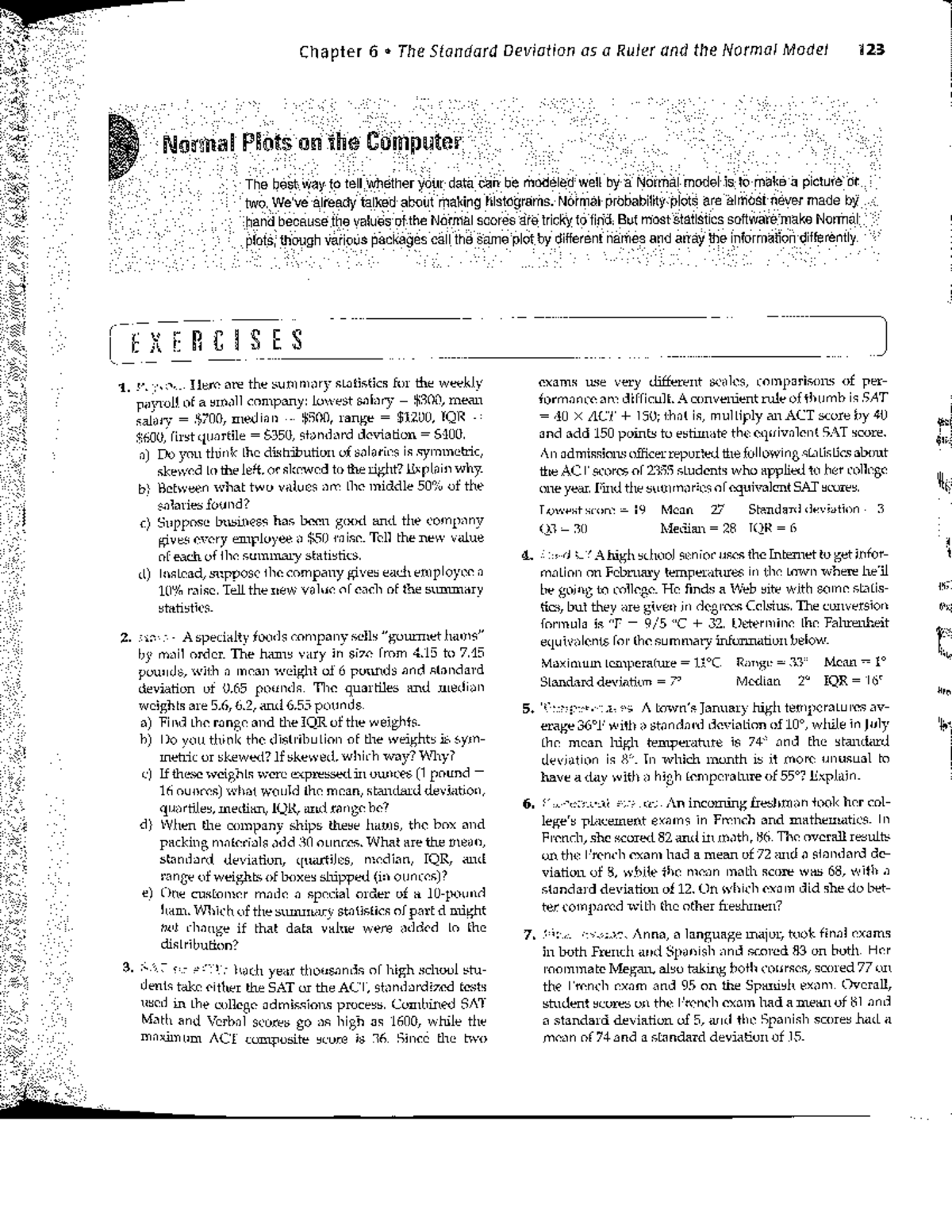 Chapter 6 Questions - MTHSC 311 - Studocu