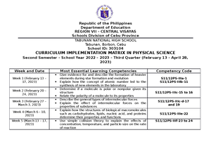 2022-2023 Work Immersion Housekeeping MOA - MEMORANDUM OF AGREEMENT FOR ...
