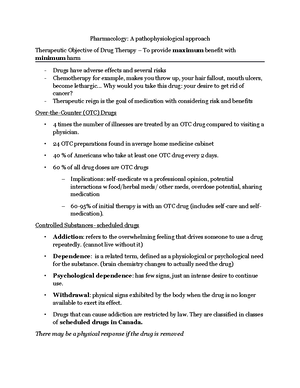 Pharmacology Notes PDF - Pharmacology Notes Lesson 1 Clinical ...