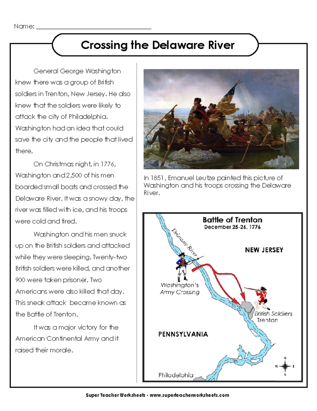 Crossing-delaware Delaw - Name ...