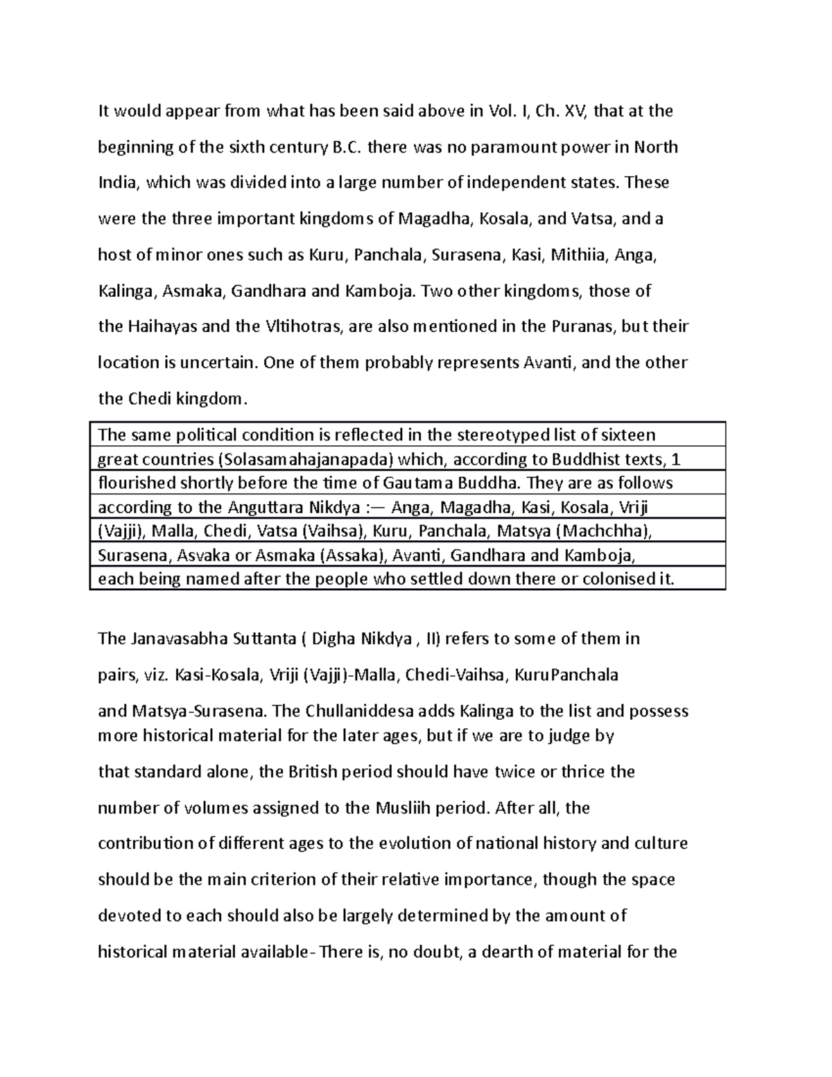 THE Sixteen Great States - It would appear from what has been said ...