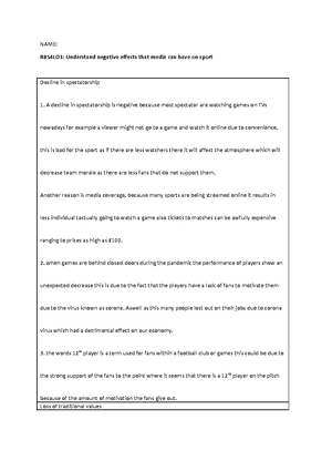 Micro features revison - Film studies- Micro features What are the five ...