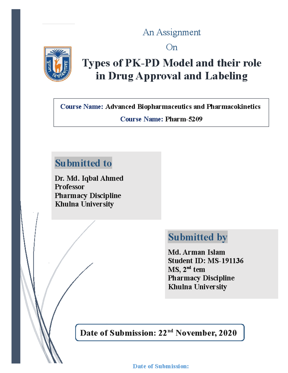 Types of PK-PD Model and their role in Drug Approval and Labeling - An ...