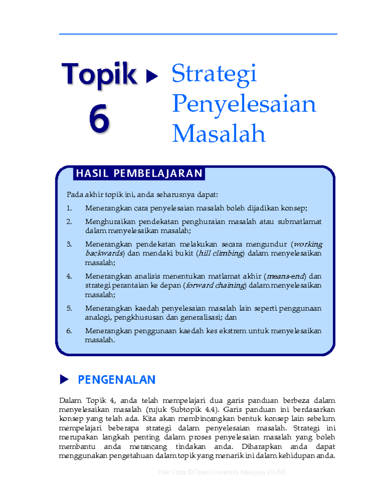 10 SBFS1103 T6 - Lecture notes - PENGENALAN Dalam Topik 4, anda telah ...