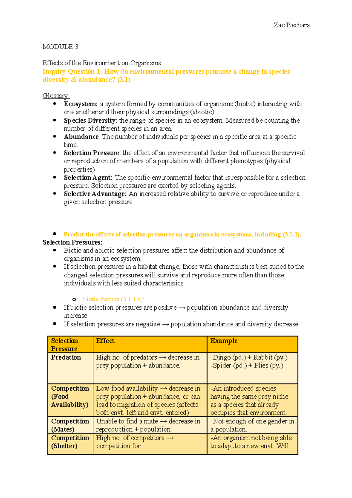 Module 3 - Prelim Biology Revised copy - MODULE 3 Effects of the ...