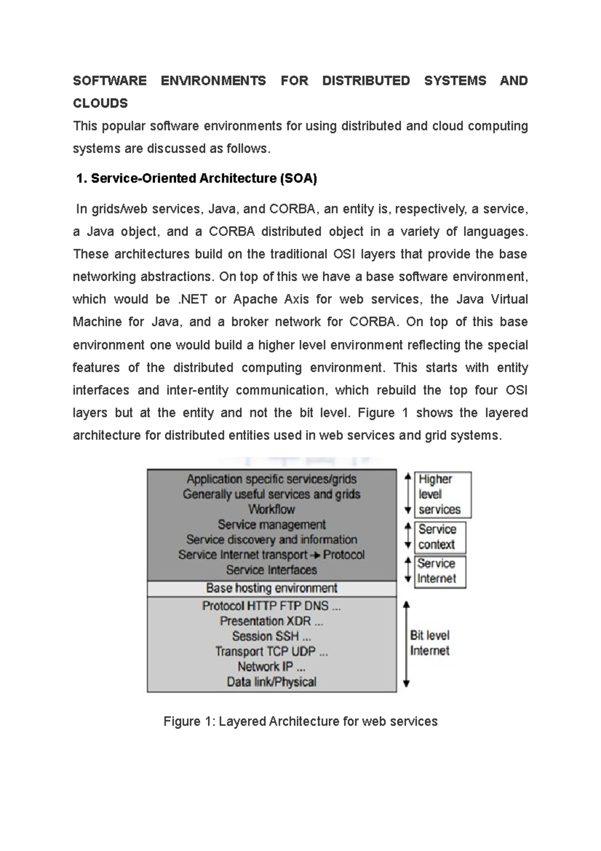 Software Environments For Distributed Systems And Clouds Software Environments For Distributed