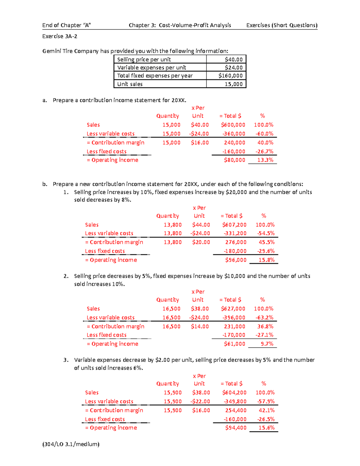 Chapter 03 - Solutions - Answer Key for a practice material. - End of ...