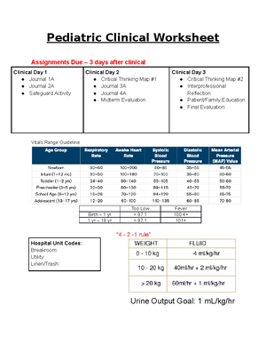 Exam 2- Med Math Remediation (Students) - Pediatric Med Math ...