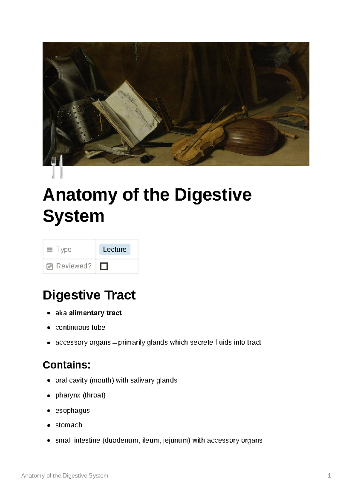 Anatomy of the Digestive System - i Anatomy of the Digestive System ...