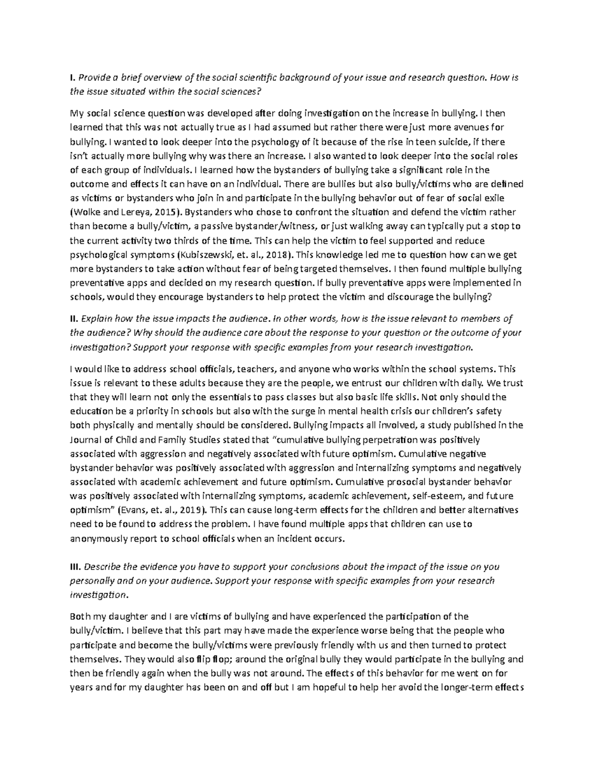 SCS-200-R4603 Project Two-Presentation - I. Provide a brief overview of ...