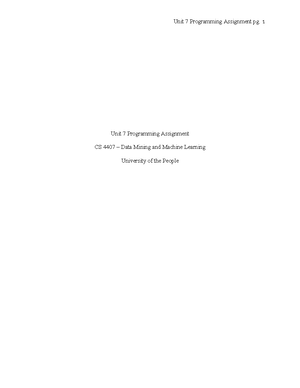 Programming Assignment 4 - 1. Print the chart To print the chart, I had ...