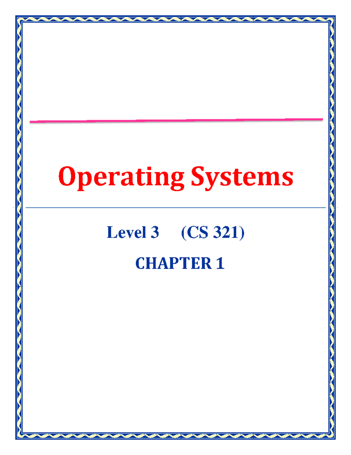 OS Chapter-01-1 - An operating system (OS) is a collection of software ...