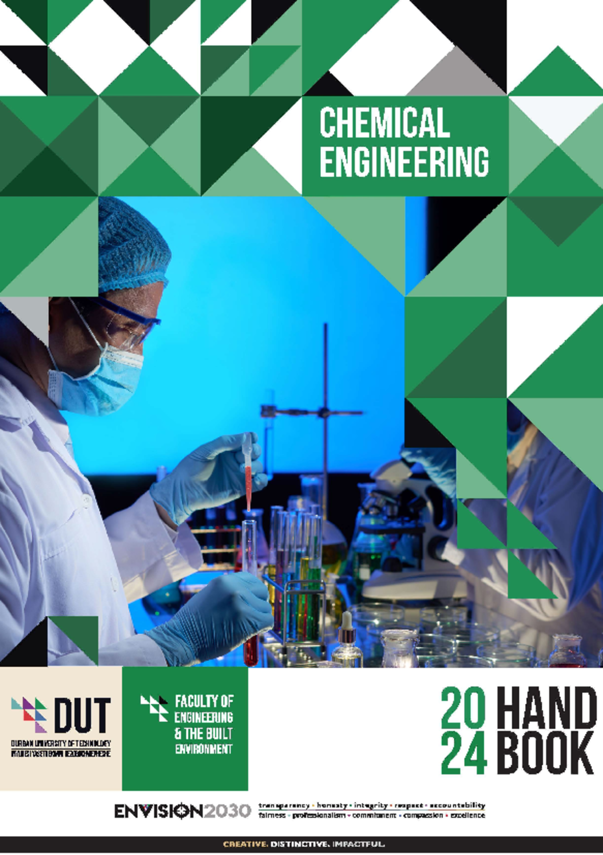 EBE Chemical Engineering - HANDBOOK FOR 2024 FACULTY of ENGINEERING AND ...
