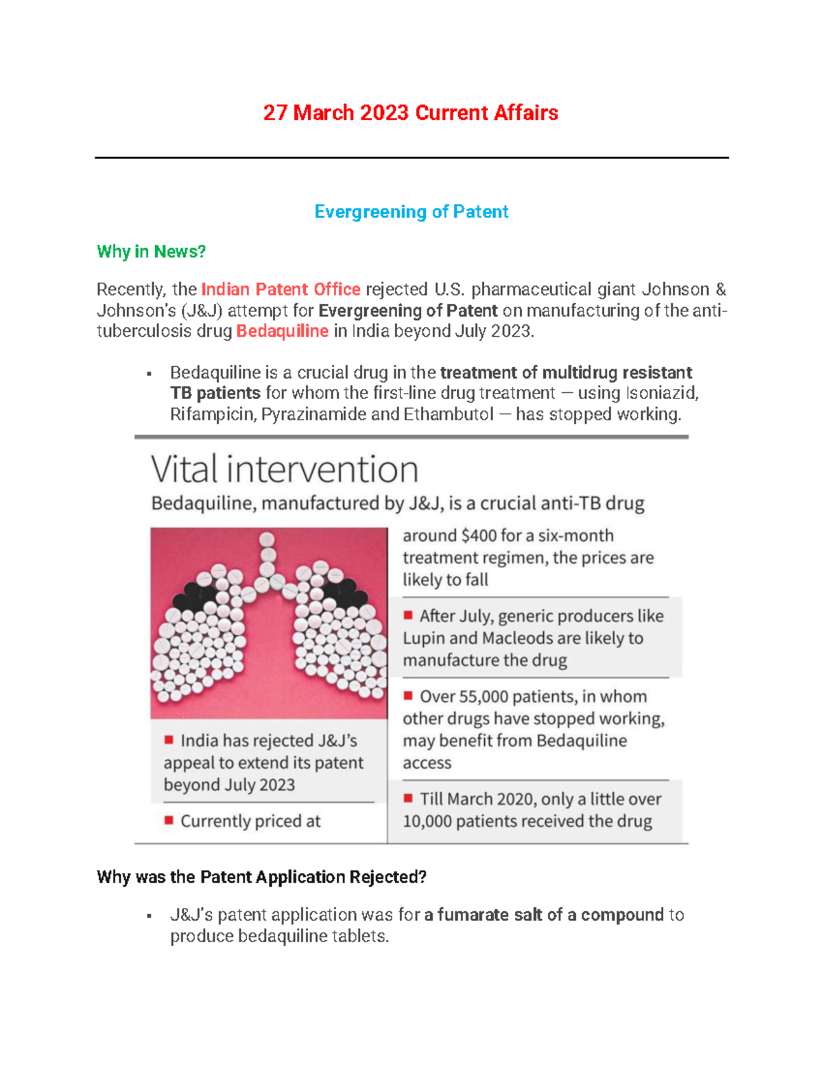 FJ55FK9Zi AEKh 6b Ap CEe - 27 March 2023 Current Affairs Evergreening ...