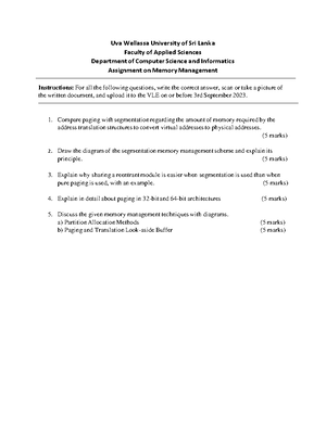 Práctica DE Comunicación - Operating Systems Concepts and Compiler Designs - Studocu