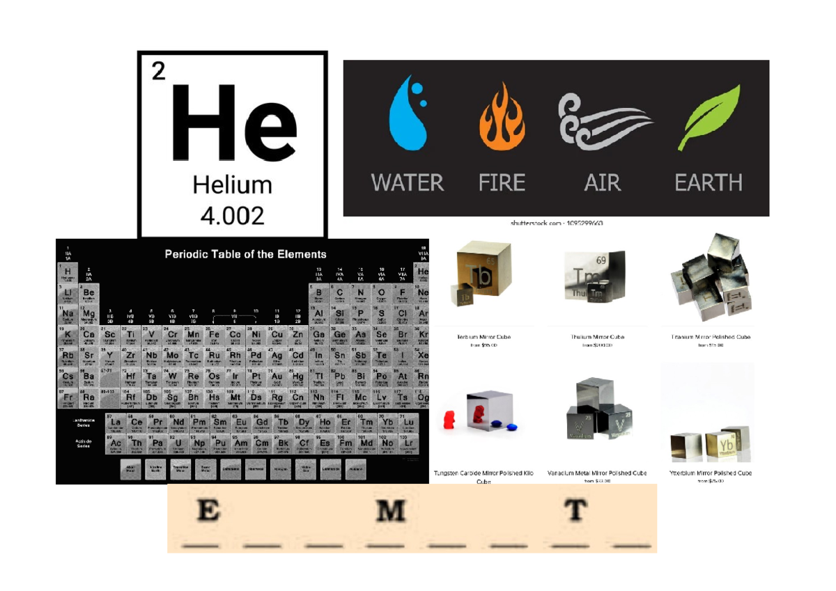 4PICS1WRD - review - 2 He I St Helium WATER FIRE AIR EARTH 4 ...