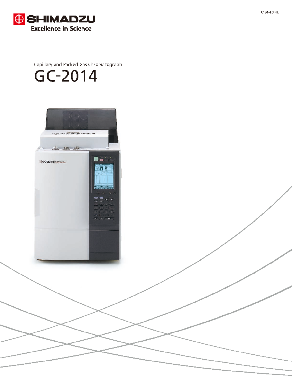 GC-2014 - 97 c184e014l - Cromatógrafo gaseoso - C184-E014L Capillary ...