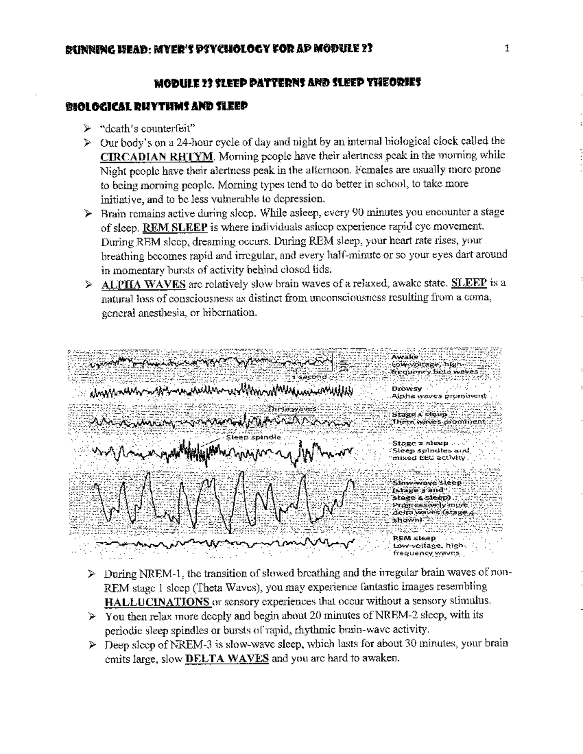 Module 23 - CHEAT SHEET - PSY 150 - Studocu