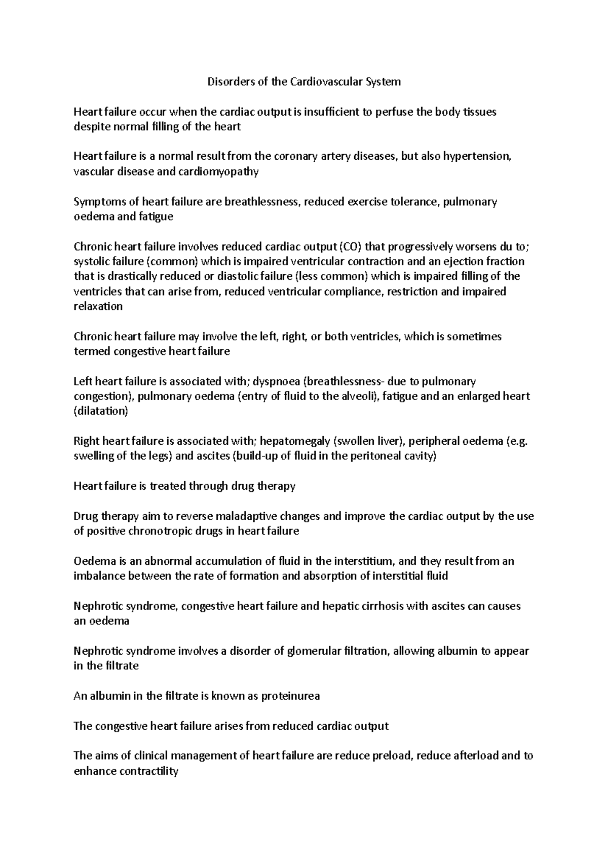 18 Disorders of the cardiovascular system - Disorders of the ...