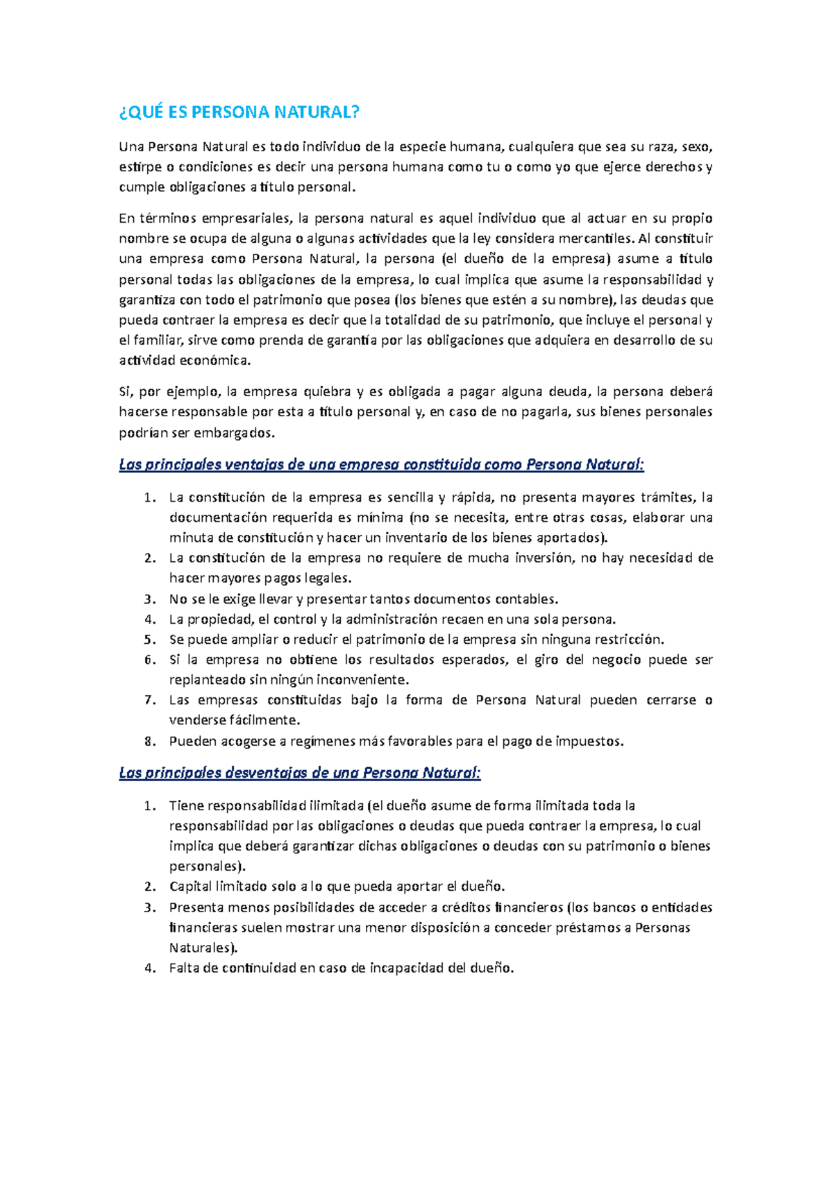 S03.s1 correspondiente al tema de Persona Natural y jurídica - ¿QUÉ ES ...
