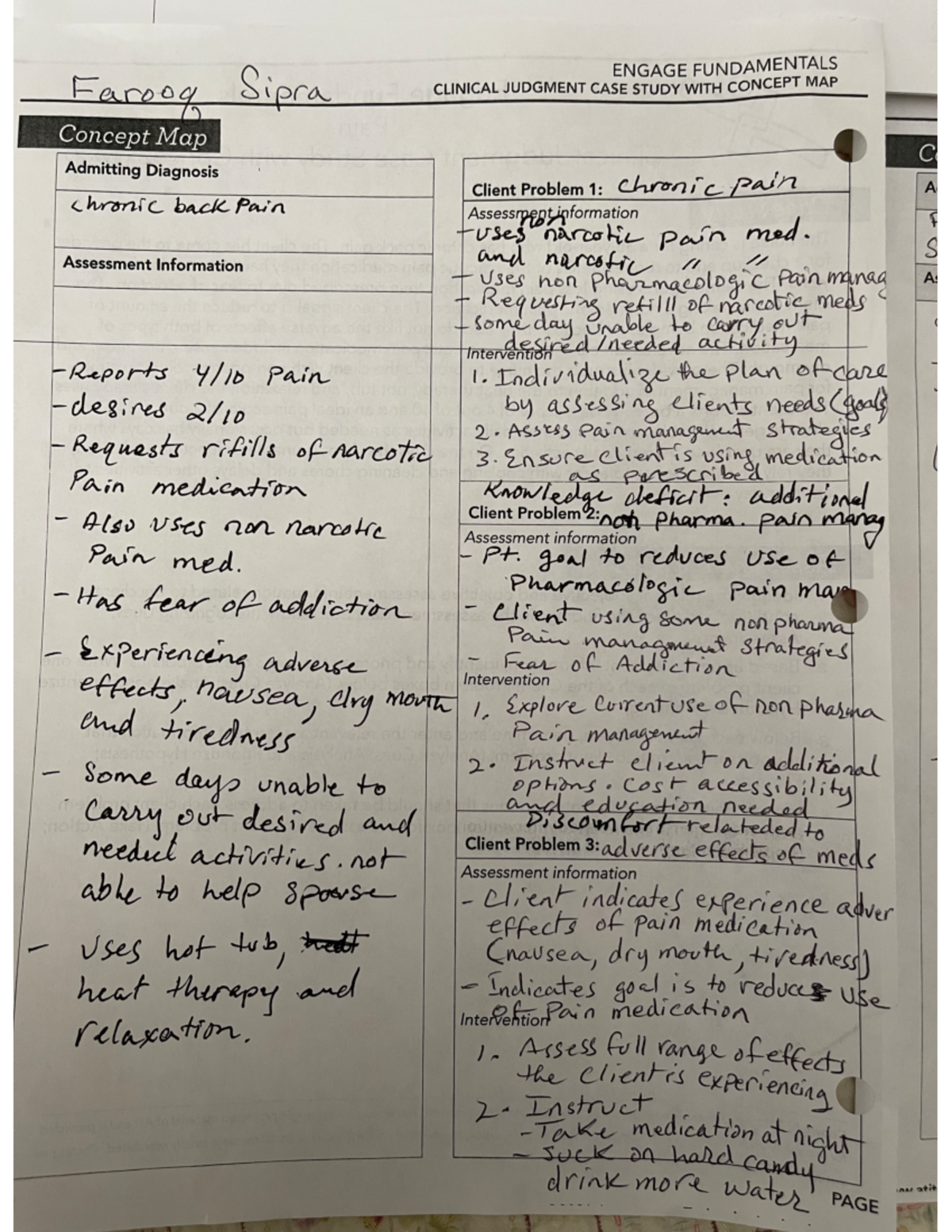 Concept map 3 - ATI engage fundamental - ENGAGE FUNDAMEN eA og C RCO ...