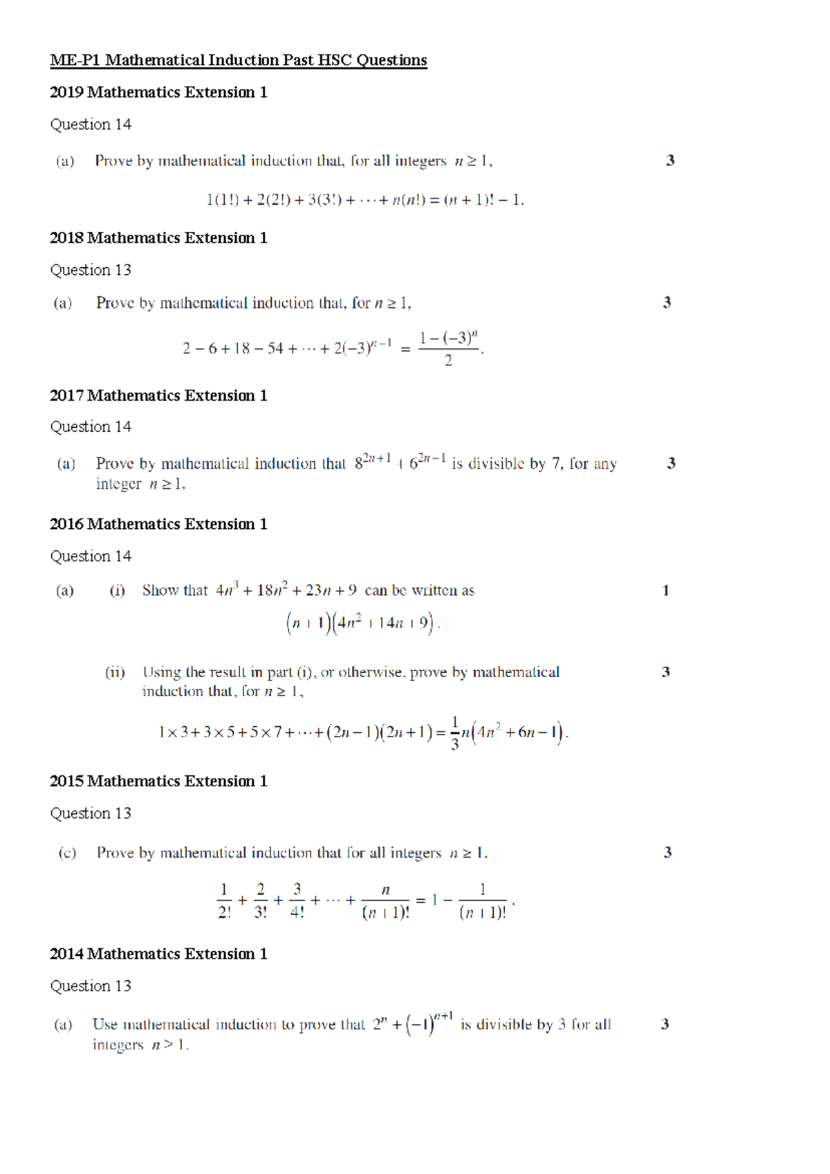 5. HSC 2019-2009 - 2. Excel Suggested Questions.pdf - ME-P1 ...