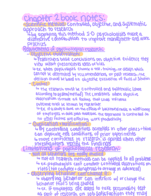 Chpt 3 book notes psych. in workplace - Chapter 3 book notes ...