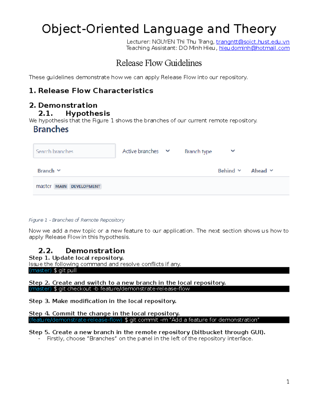 Release-Flow-Guidelines - Object-Oriented Language and Theory Lecturer ...
