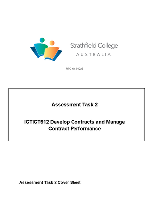 Bsbxcs 402 Task 1 - Task 1 - RTO No: 91223 Assessment Task 1 BSBXCS402 ...