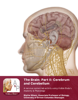 Lab manual brain a+p part1 - PRE-LAB EXERCISES Open the A&P app, and ...