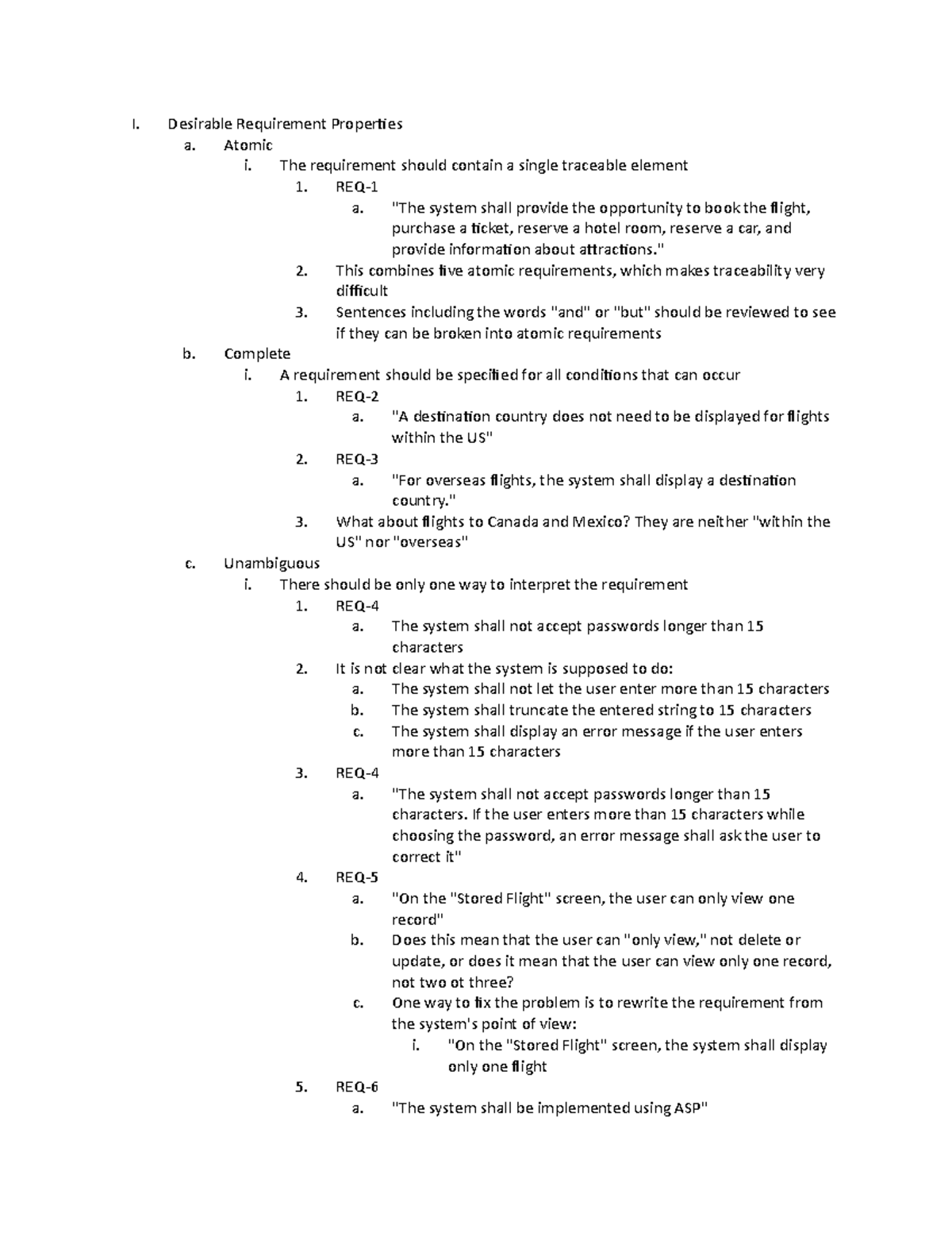 CS 451-Section 11 15 - Sections 11 to 15 lecture notes for Software ...