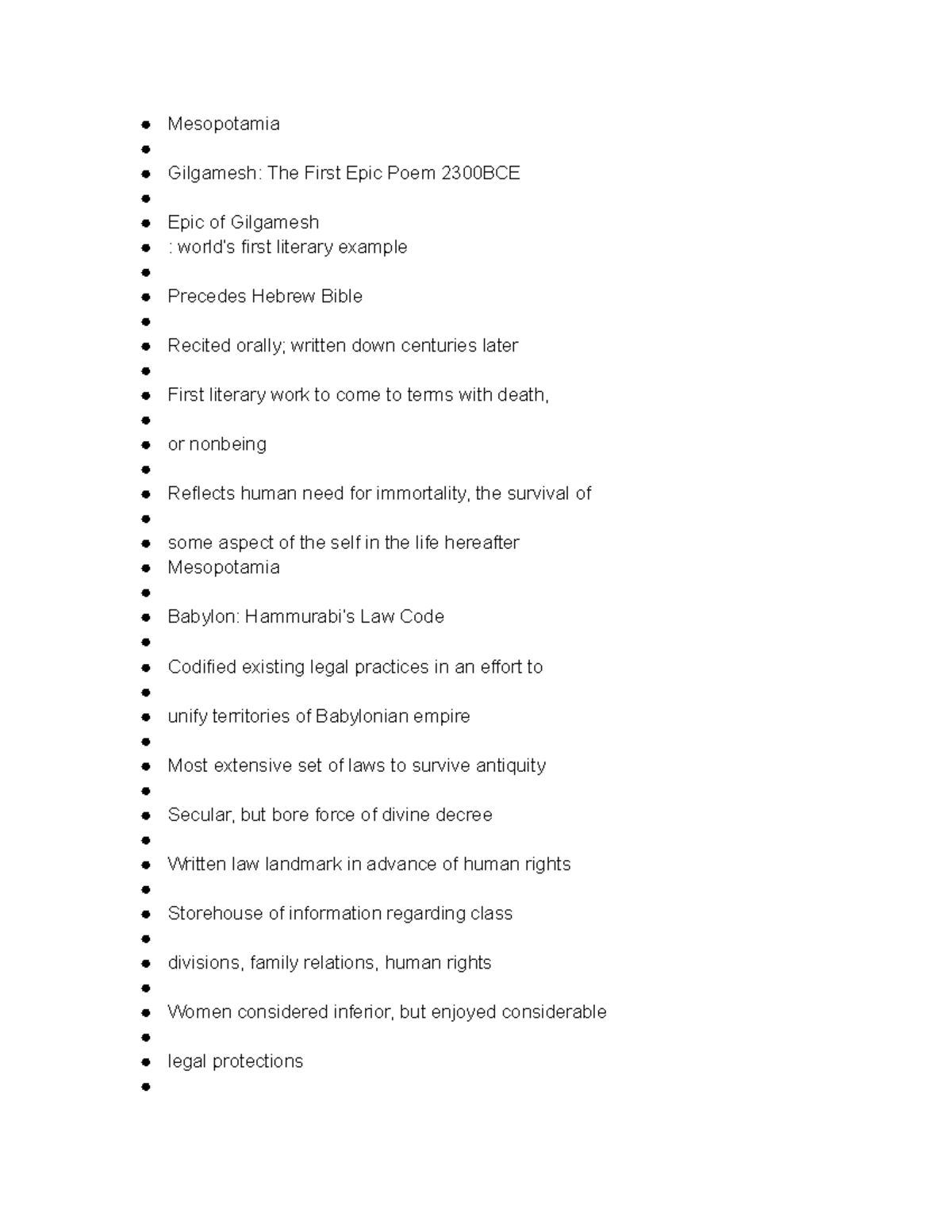 Chapter 1 Part 5 - presentations - Mesopotamia Gilgamesh: The First ...