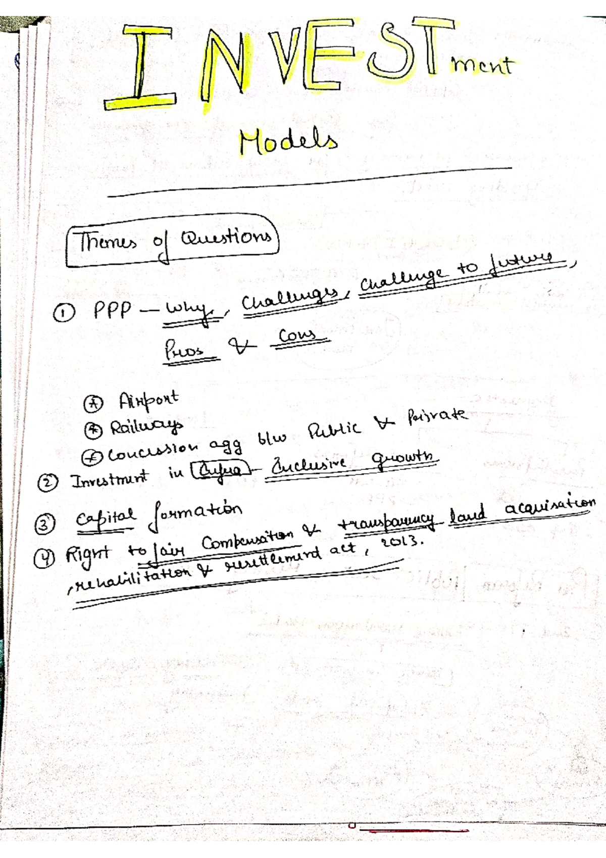 Investment models - INVEST ment Models Themes of Questions why ...
