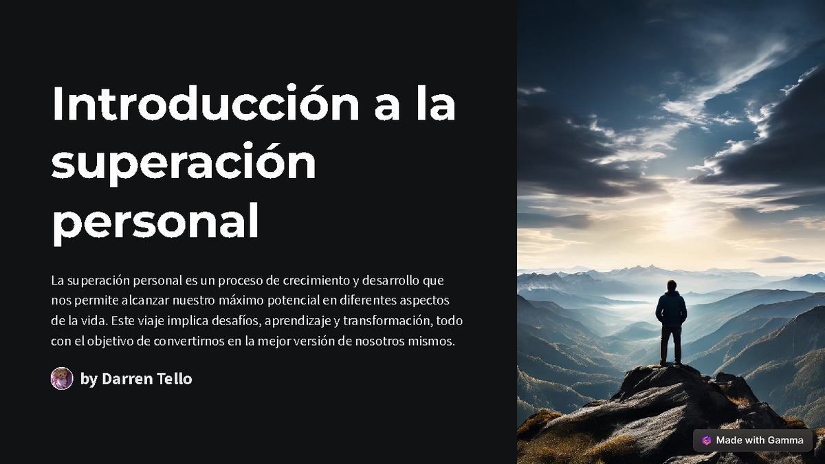 Introduccion a la superacion personal - Introducción a la superación ...