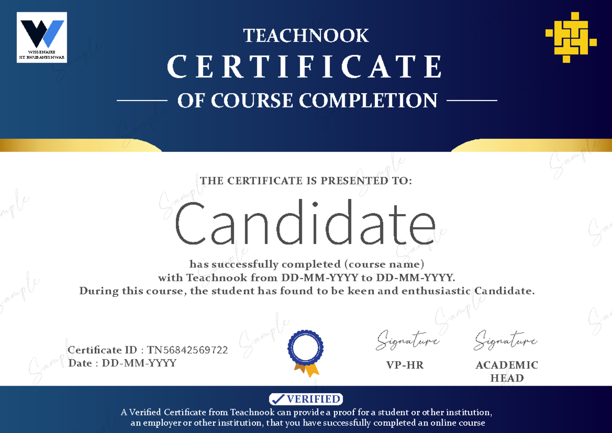 Sample Certificate updated - Sample Sample Sample Sample Sample Sample ...