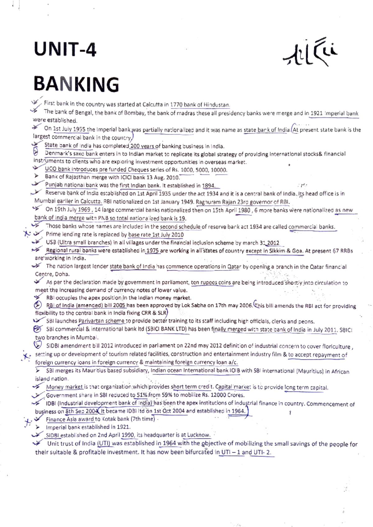 Banking mcq for all competitive exam - UNIT- BANKING First bank in the ...