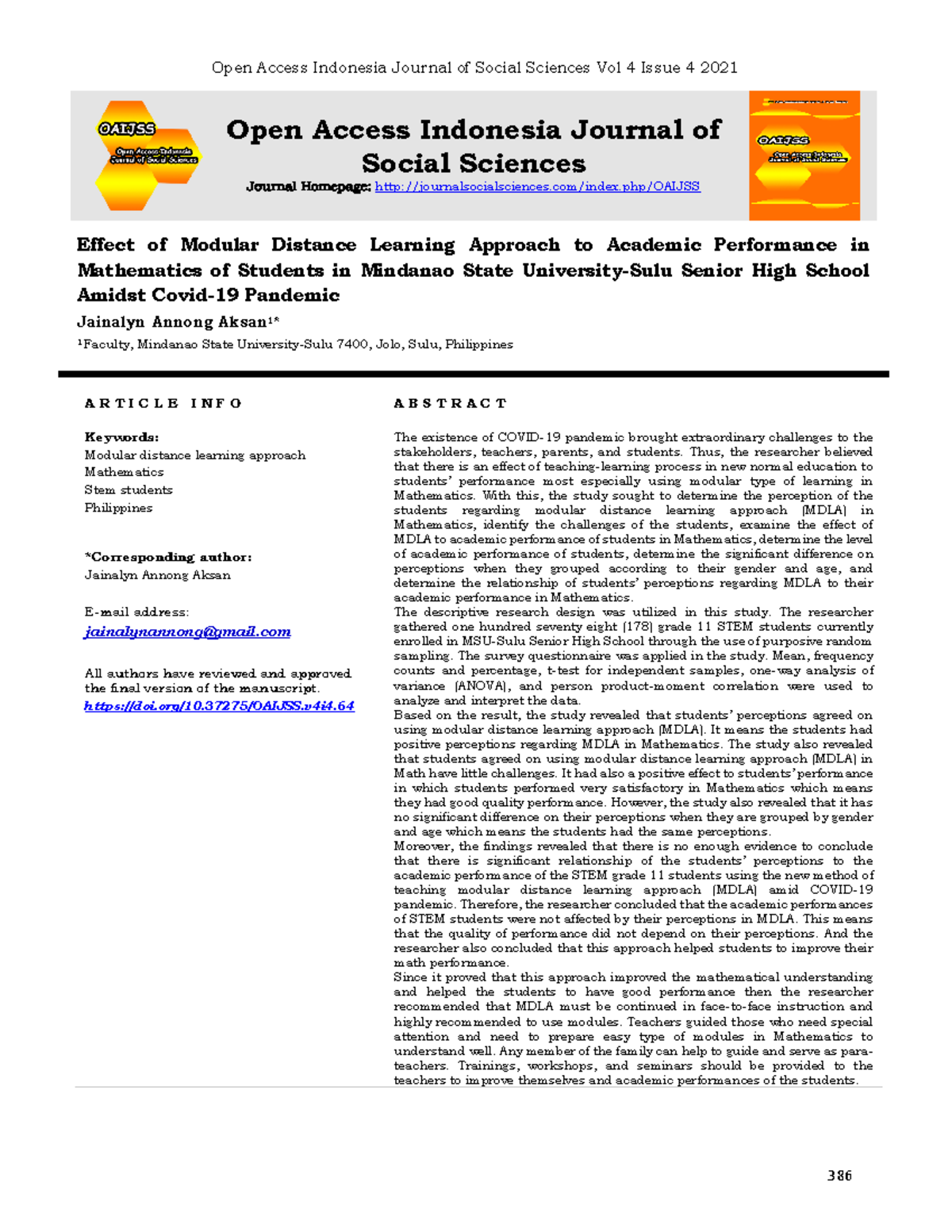 Research about Spatial Skills - Open Access Indonesia Journal of Social ...