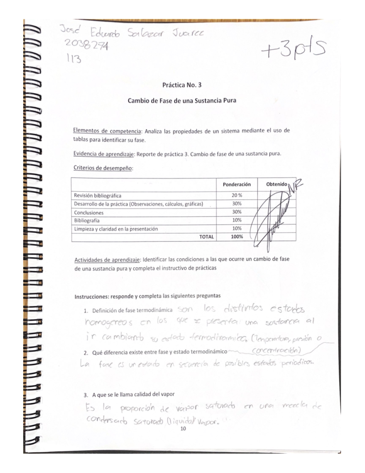 Practica 3-Termodinámica - Termodinámica - Studocu