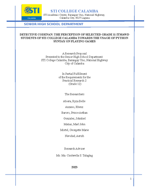 Practical Research 1 Quarter-4 : Week 1 and 2 module-1 : Qualitative ...