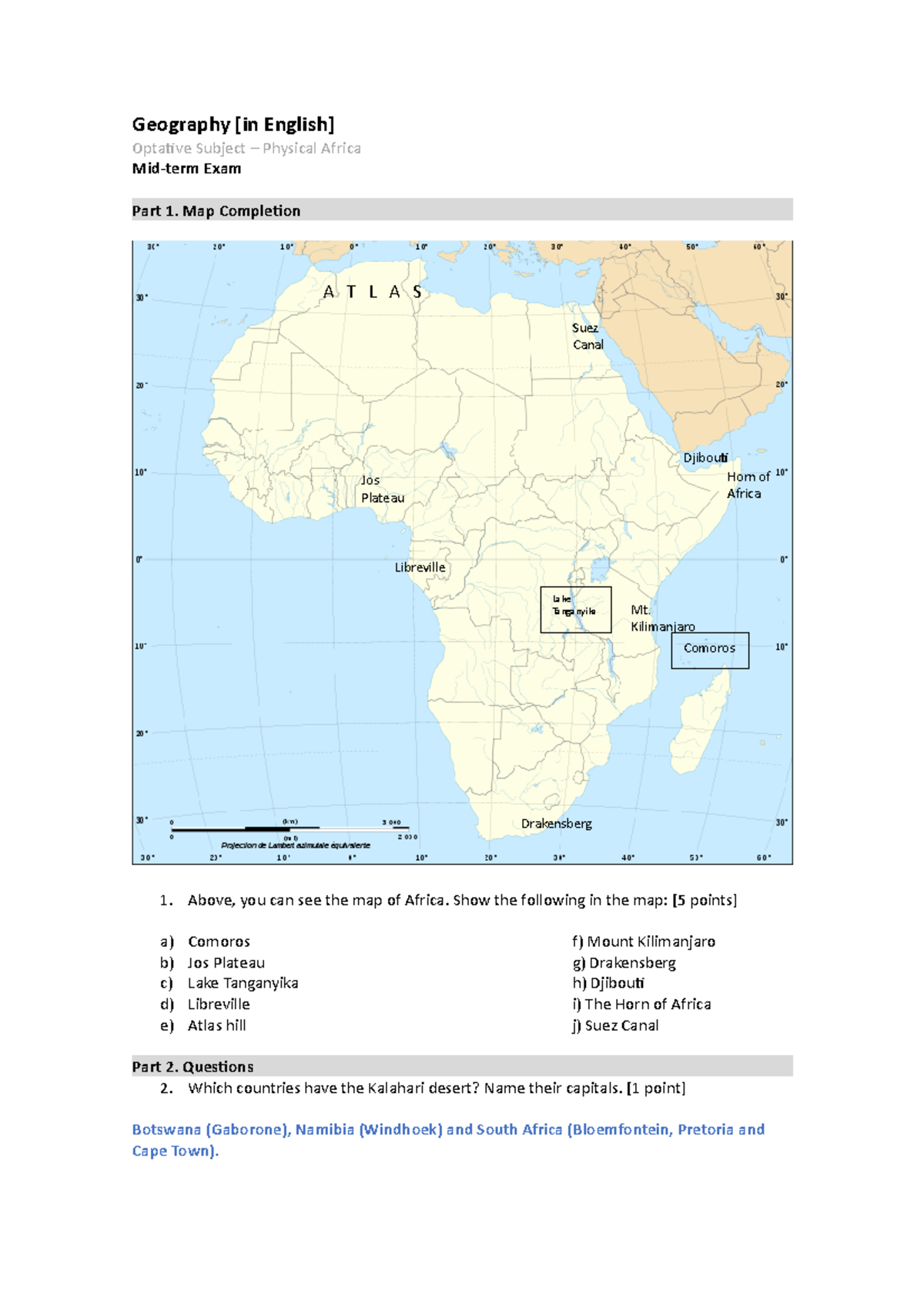 Africa Phsol - geooo - Geography [in English] Optative Subject ...