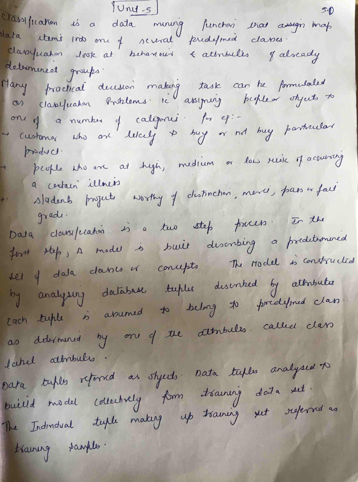 Dmw unit 5 - computer science and engineering - Studocu