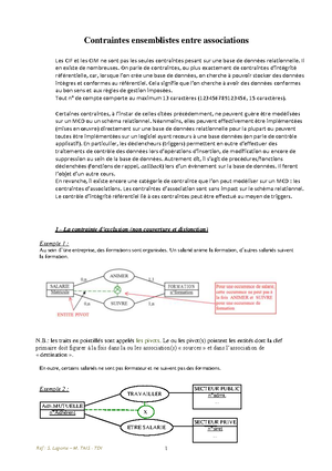 Modélisation des données avec les extensions Merise 2 - ; o Concepts ...